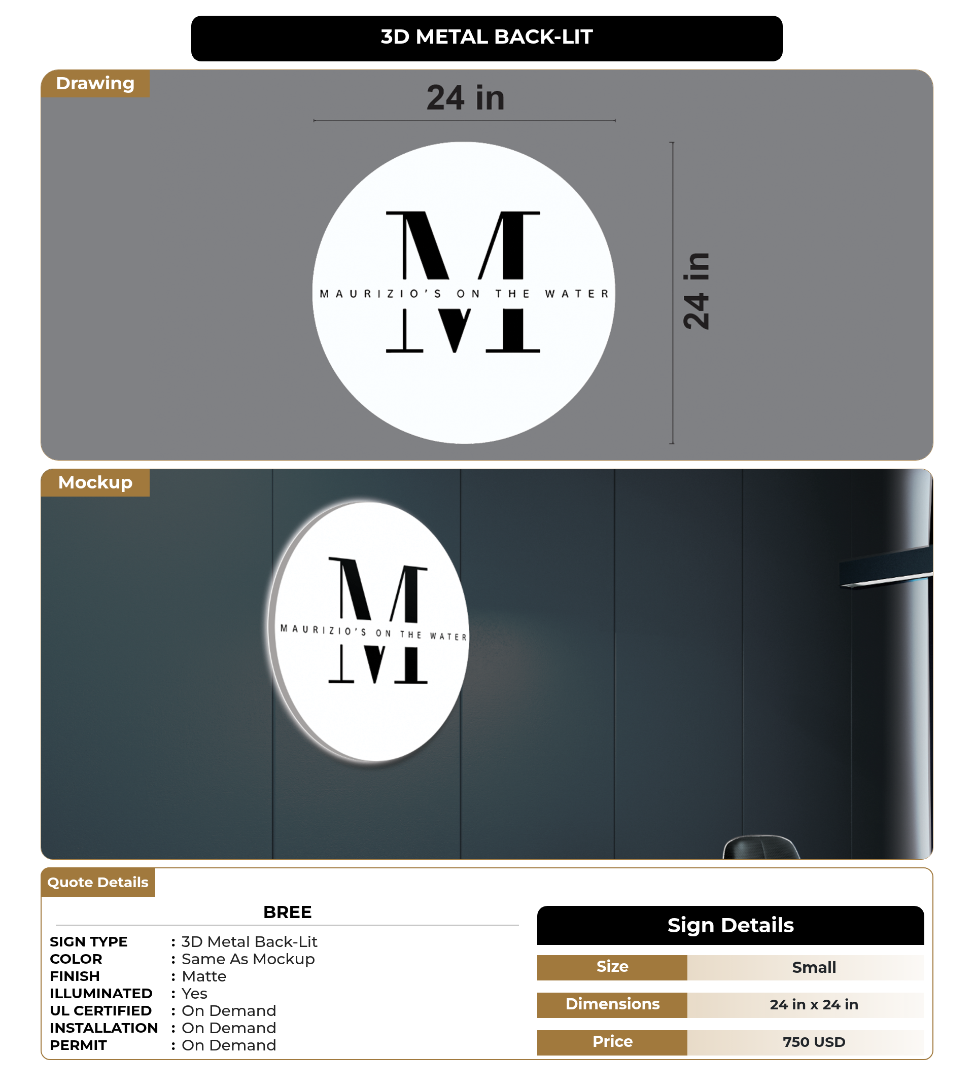 CUSTOM MOCKUP SIGN FOR Bree – Signize