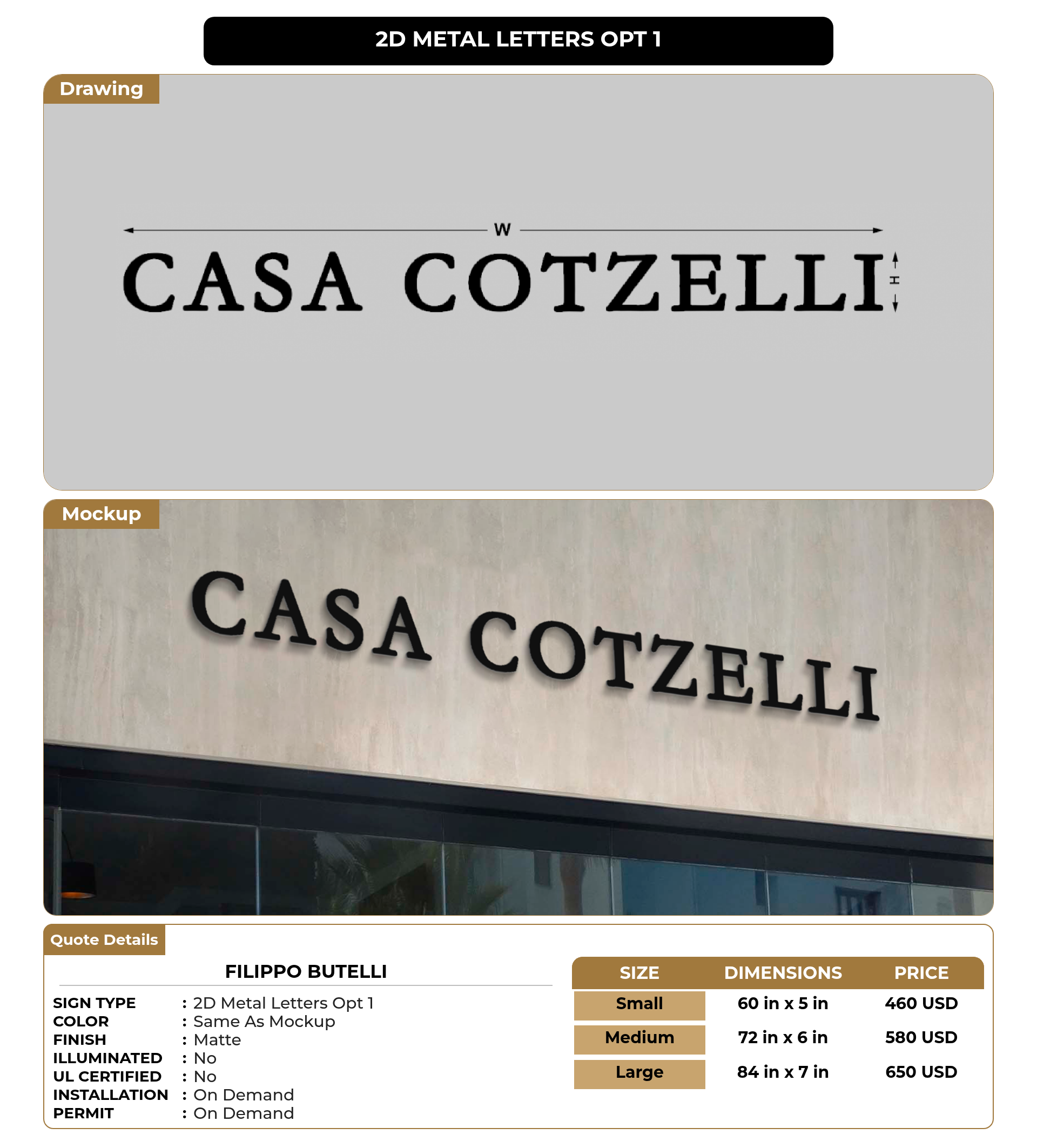 CUSTOM MOCKUP SIGN FOR filippo butelli – Signize