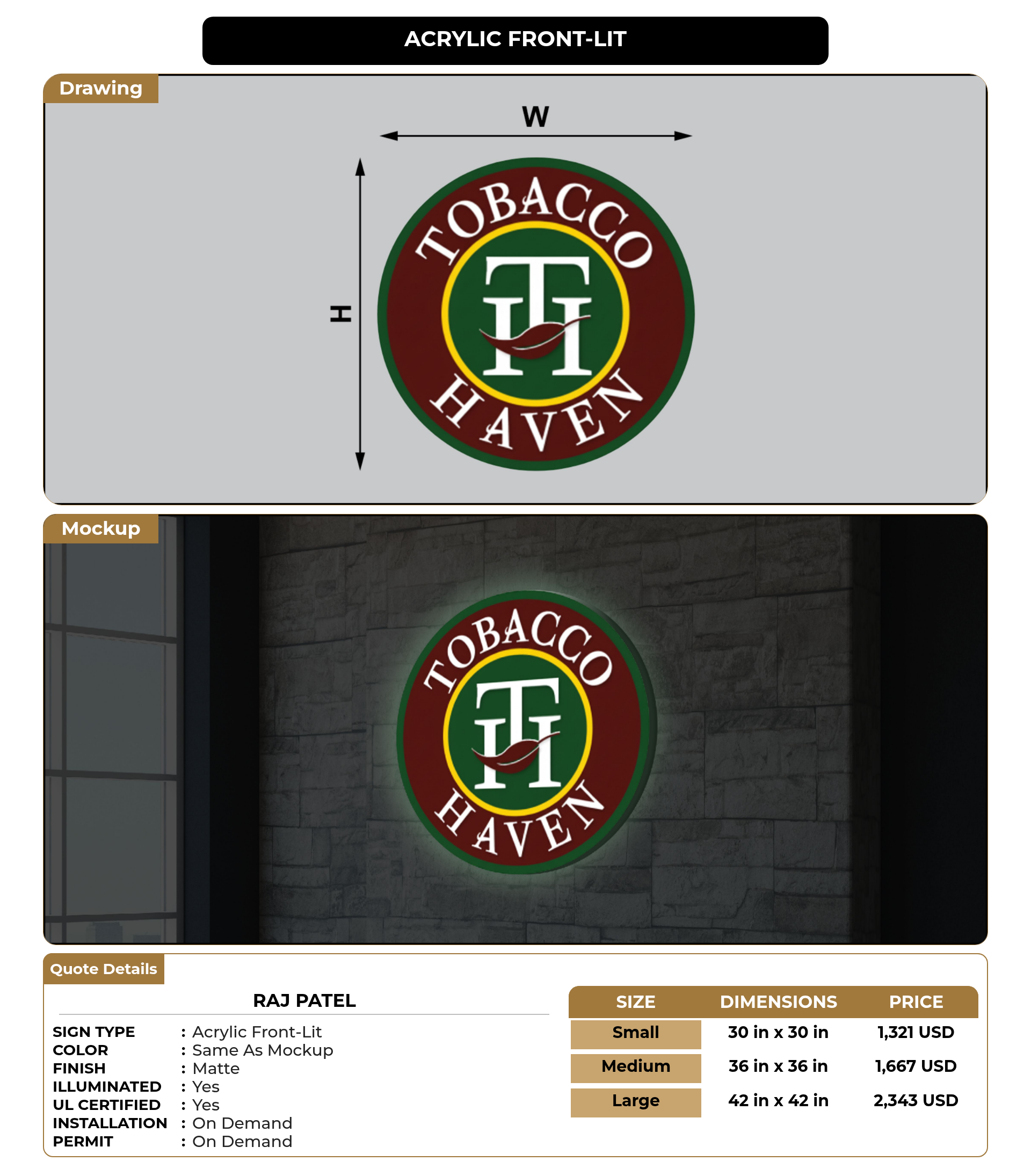 CUSTOM MOCKUP SIGN FOR raj patel – Signize